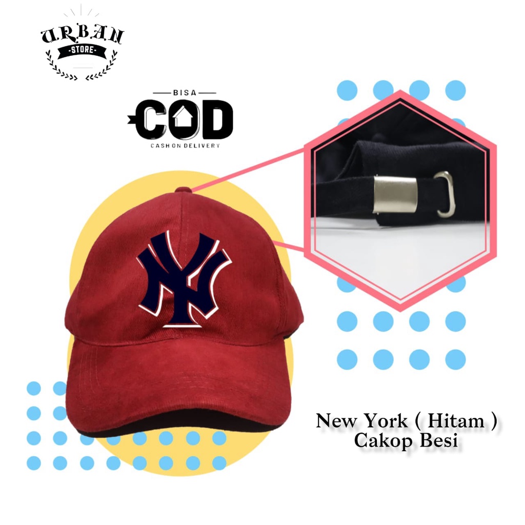 Jual Topi NY Cakop Besi // Topi Termurah | Shopee Indonesia