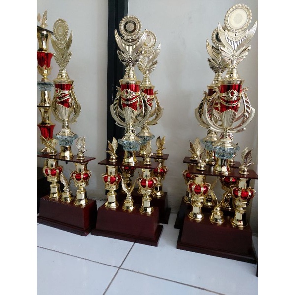 Jual PIALA TIANG 2/ PIALA 2 KAKI MAHKOTA | Shopee Indonesia