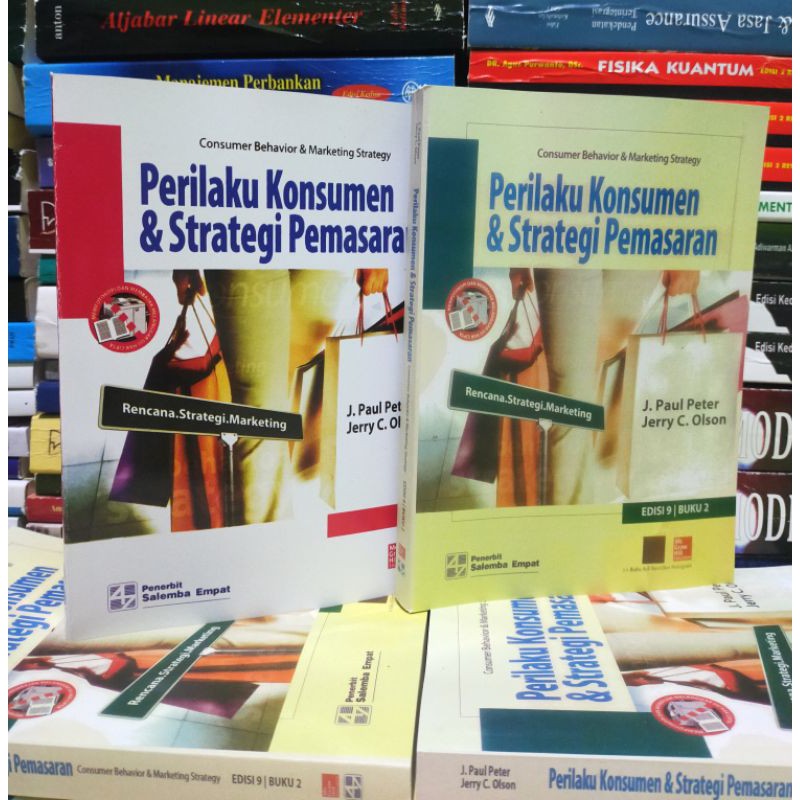 Jual Buku PERILAKU KONSUMEN & STRATEGI PEMASARAN EDISI 9 BUKU 1 DAN 2 Paul Peter Olson | Shopee ...