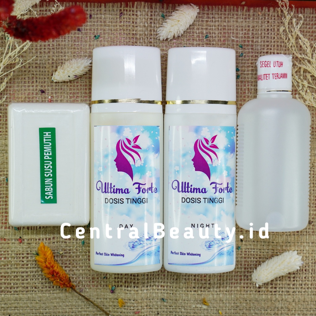 Jual PAKET LENGKAP [ ORIGINAL ] HB SUPER FORTE 2X DOSIS SIANG DAN MALAM WHITENING PEMUTIH BADAN ...