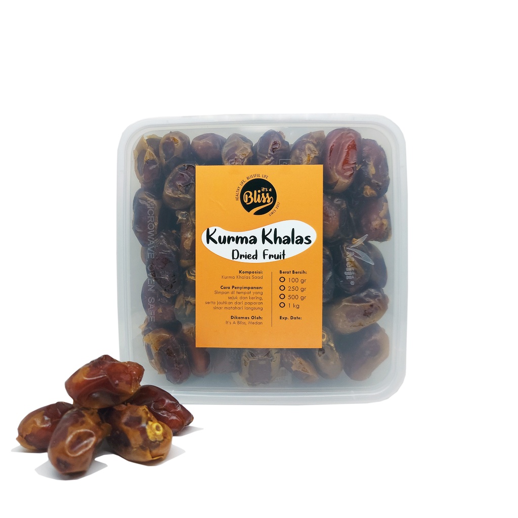 Jual Kurma Khalas Saad (1 kg) | Shopee Indonesia