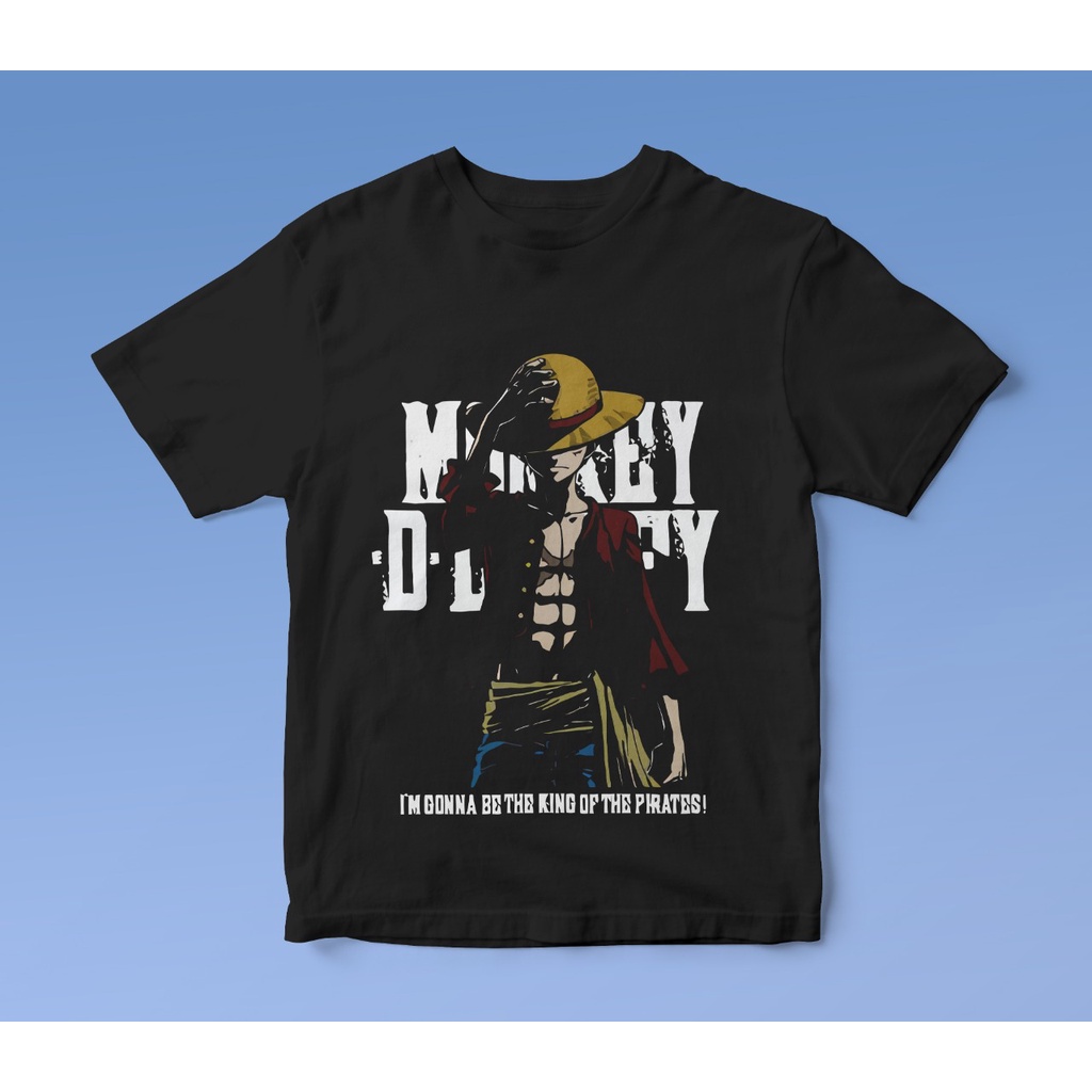 Jual Baju Kaos Anime ONE PIECE Luffy - Unisex (S-XXL) | Shopee Indonesia
