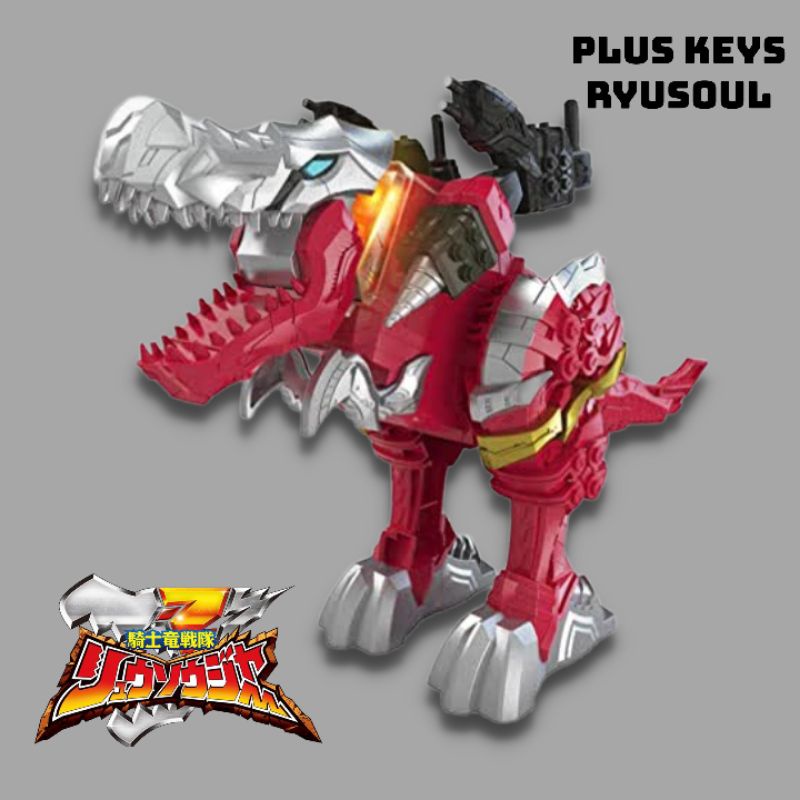 Jual DX Megazord Animal Zord Ryusoulger T-rex Red Power Ranger Dino ...
