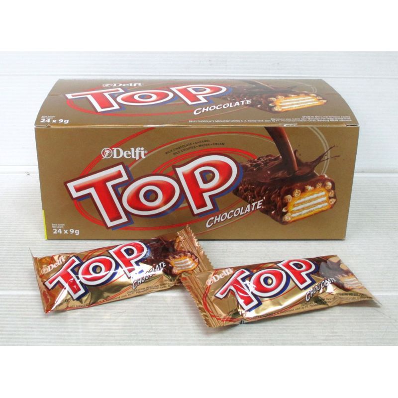 Jual DELFI TOP CHOCOLATE ISI 24PCS/BOX | Shopee Indonesia