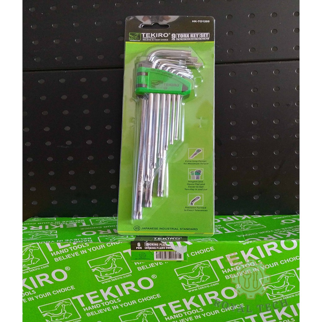 Jual TEKIRO KUNCI L SET TORX BINTANG - 9 Pcs | Shopee Indonesia