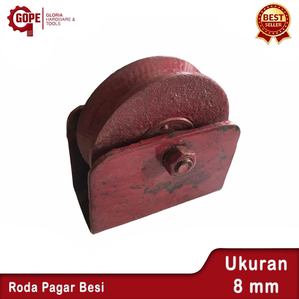 Jual Roda Pagar Besi 8 Cm Rel Behel | Shopee Indonesia