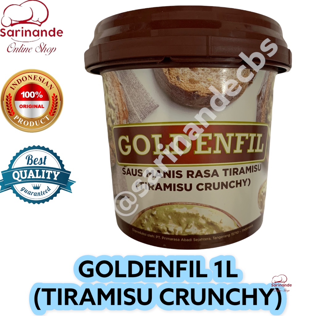 Jual TERMURAH!!! Goldenfil 1kg/Selai Goldenfil 1 Kg Choco crunchy ...