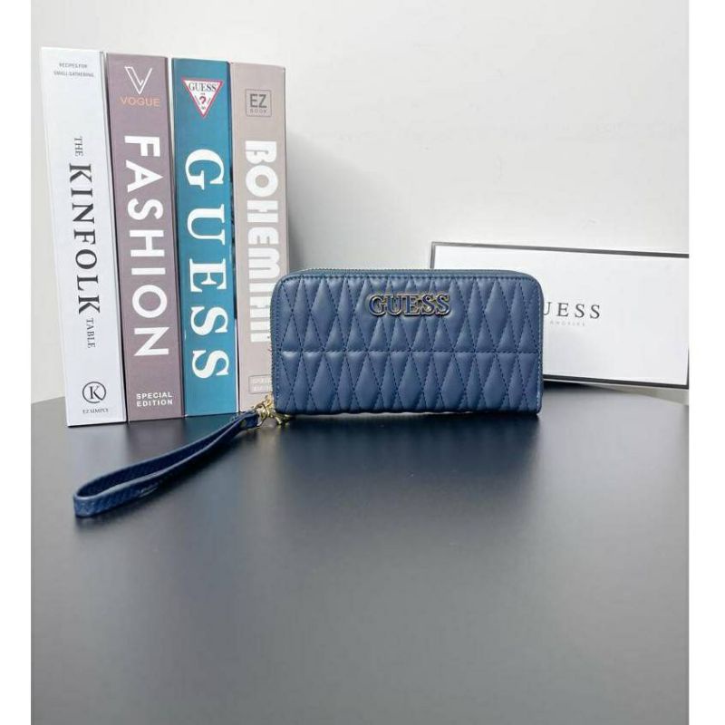 Jual DOMPET GUESS BRINKLEY SLG LARGE ZIP AROUND 100% ORIGINAL COUNTER ...