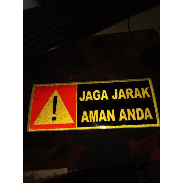 Jual STIKER CUTTING JAGA JARAK AMAN ANDA UNTUK TRUK/PIC UP | Shopee ...