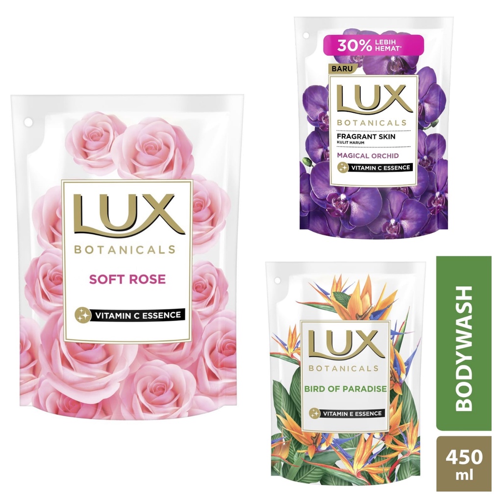 Jual Lux Body Wash Sabun Cair Refill 450ml | Shopee Indonesia