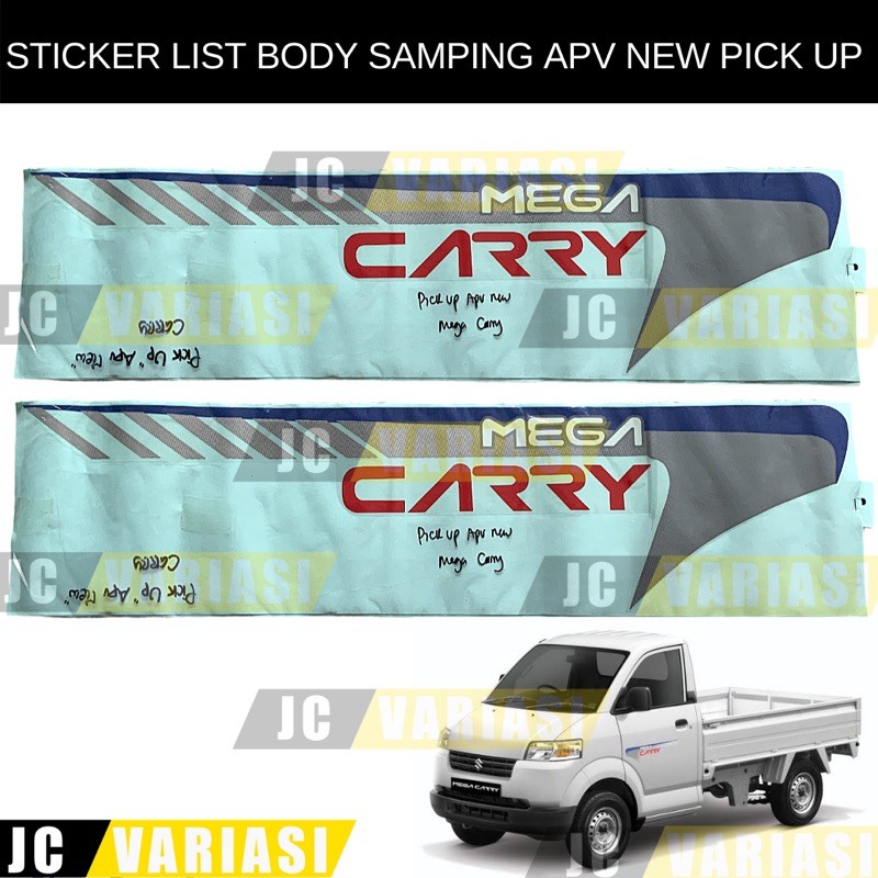Jual STICKER STIKER LIST BODY SAMPING MOBIL APV NEW PICK UP MEGA CARRY ...