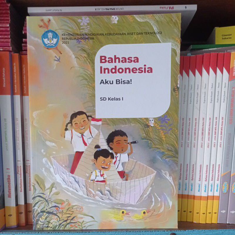 Jual buku paket bahasa Indonesia kelas 1 SD KURIKULUM Merdeka PENERBIT KEMENTRIAN PENDIDIKAN ...