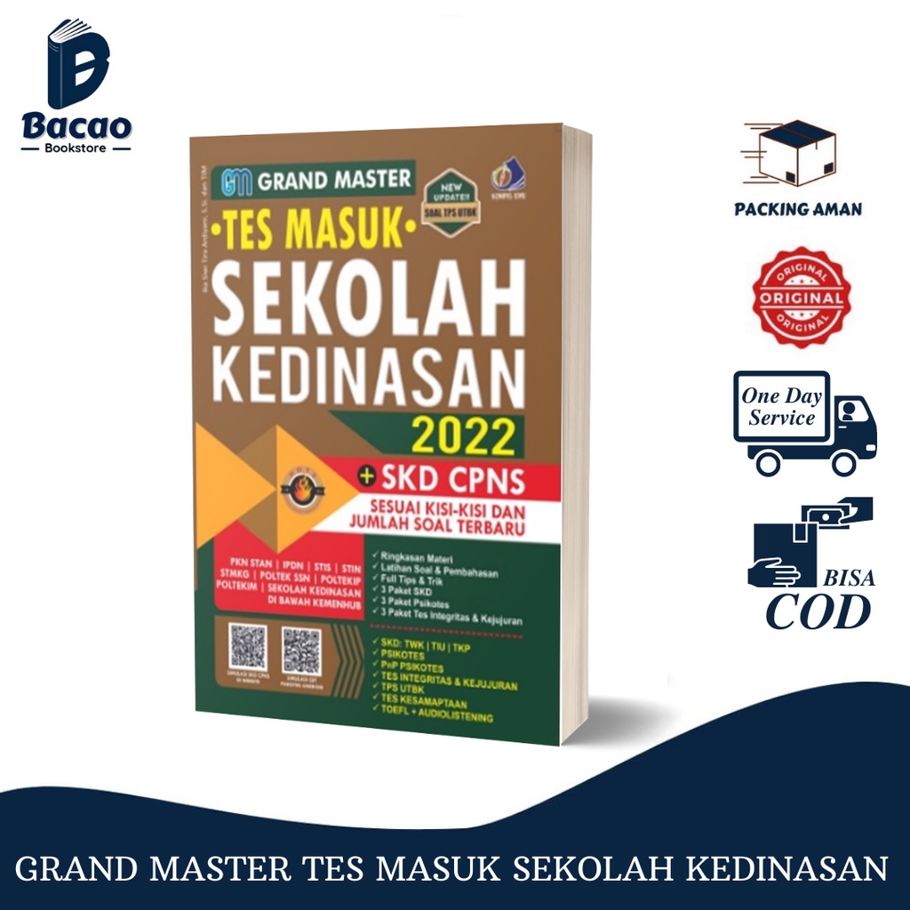 Jual Grand Master Tes Masuk Sekolah Kedinasan 2022 By Ika Siwi Tira