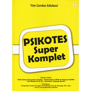 Jual Psikotes Super Komplet | Shopee Indonesia