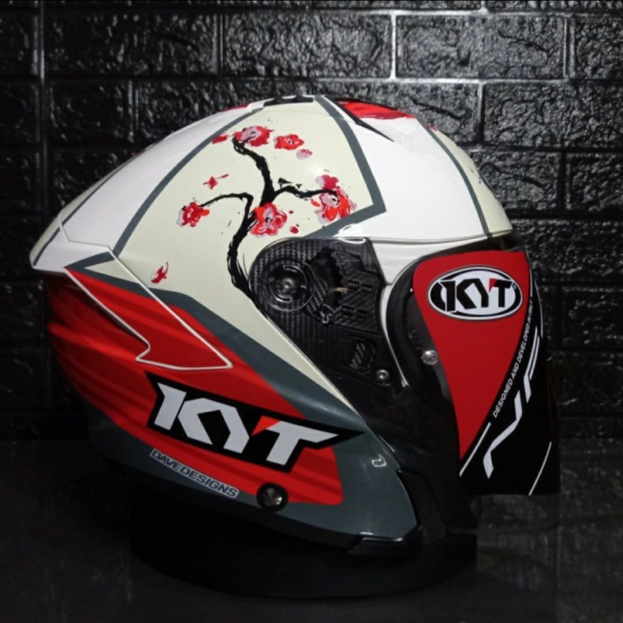 Jual HELM KYT NFJ XAVI SAKURA LIVERY 2021 HALF FACE | Shopee Indonesia