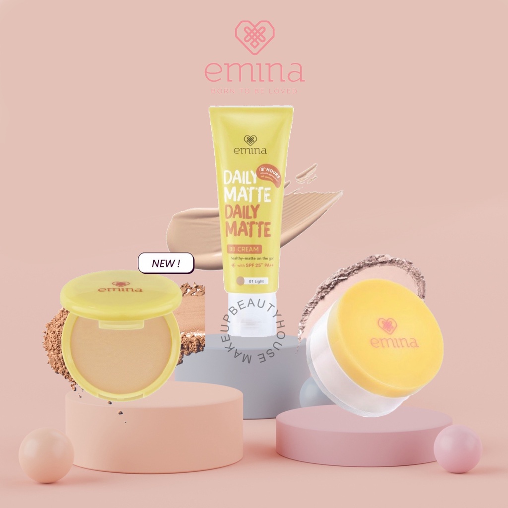 Jual EMINA Daily Matte - Loose Powder | BB Cream | Compact Powder ...