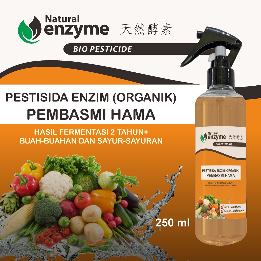 Jual Pupuk Organic Natural Enzyme Bio Pesticide Pembasmi Hama Kemasan ...
