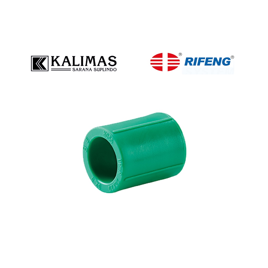 Jual Socket Pipa PPR / Equal Straight Union (RIFENG) F12-S25 x 25 ...