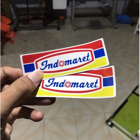 Jual Sticker Indomaret Alfamart Bijian Anti Air | Shopee Indonesia