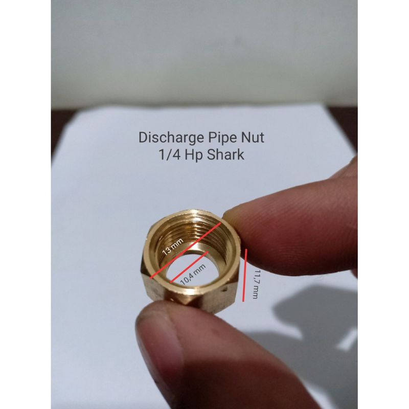 Jual discharge NUT pipe kompresor 1/4 PK | Shopee Indonesia