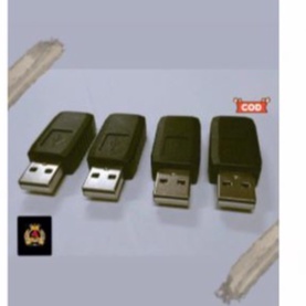 Jual converter gender usb male to female / gender usb f/m | Shopee ...