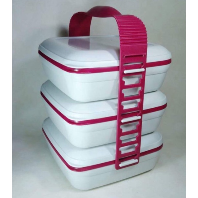 Jual Sale! Private Collection! Rantang Tupperware Picnic Set Trio ...
