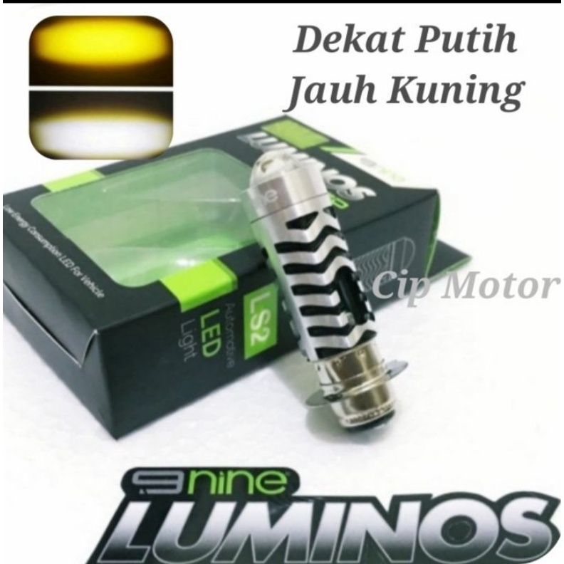 Jual Lampu Utama Led H6 Luminos Motor Bebek Metik Putih Kuning DC 12 ...