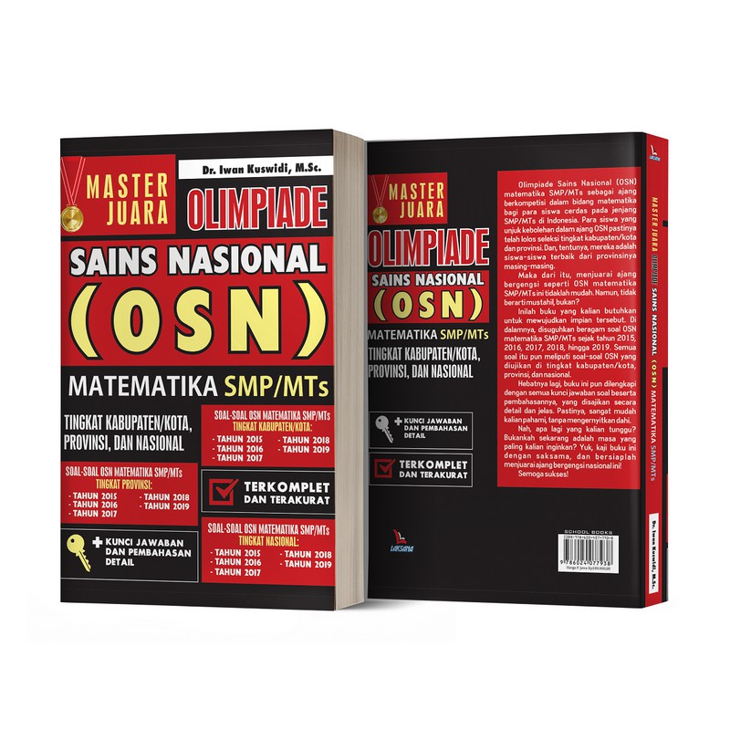 Jual Buku Master Juara Olimpiade Sains Nasional (OSN) Matematika SMP/MTs - LAKSANA | Shopee ...