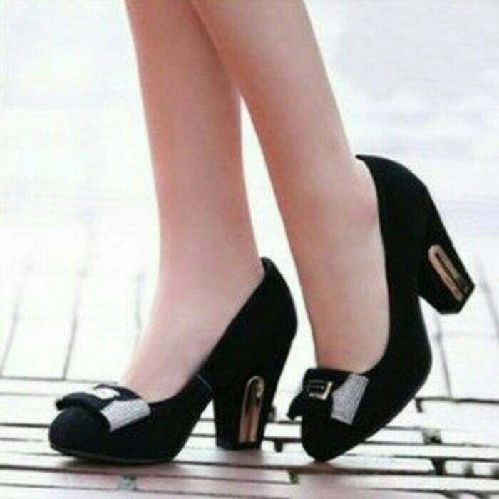 Jual Top Produk High Heels Sepatu Hils Wanita Kerja Santai Sp06 Hi ...