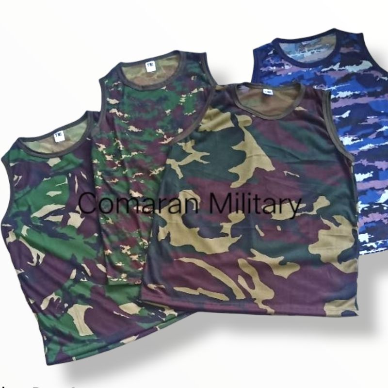 Jual KAOS SINGLET LORENG ARMY 9 MOTIF | Shopee Indonesia