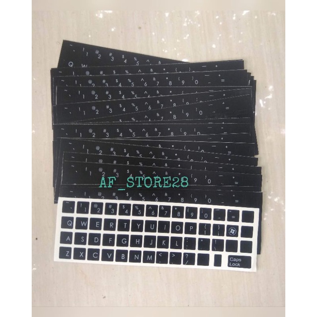 Jual 3 PCS STICKER STIKER KEYBOARD LAPTOP DELL | Shopee Indonesia