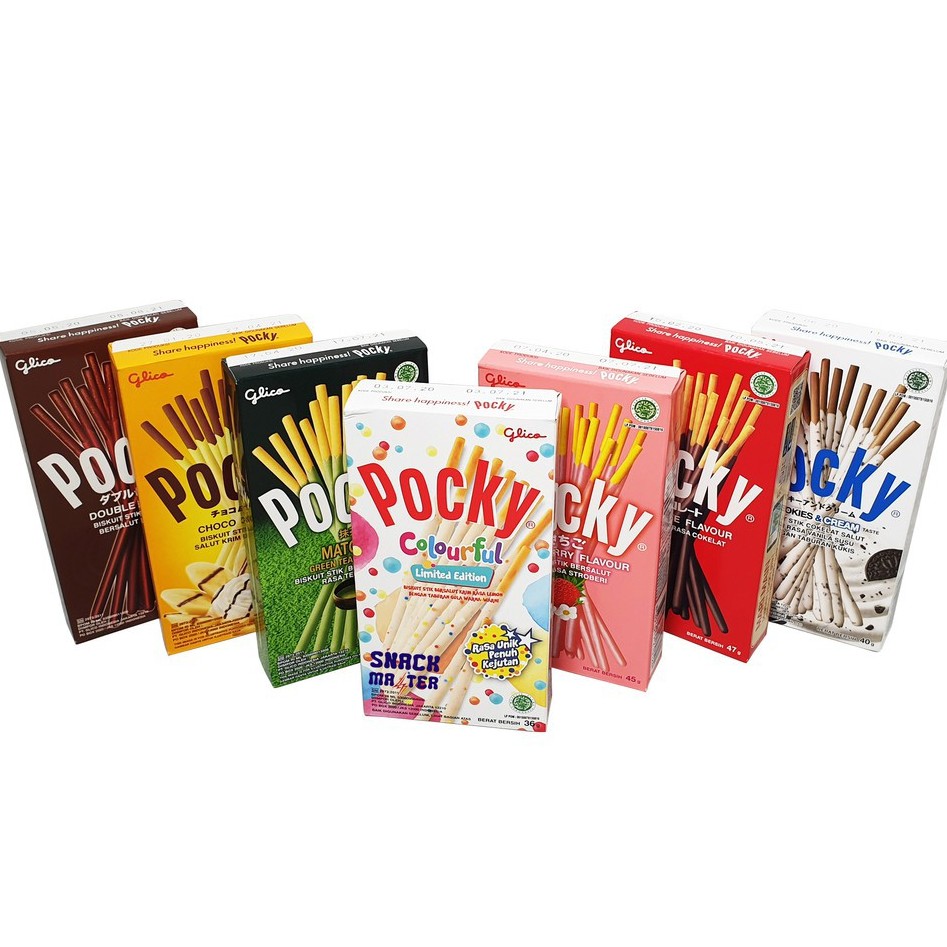 Jual [HALAL] POCKY Glico Stick Aneka Rasa / Pretz Pizza / Corn Poky ...