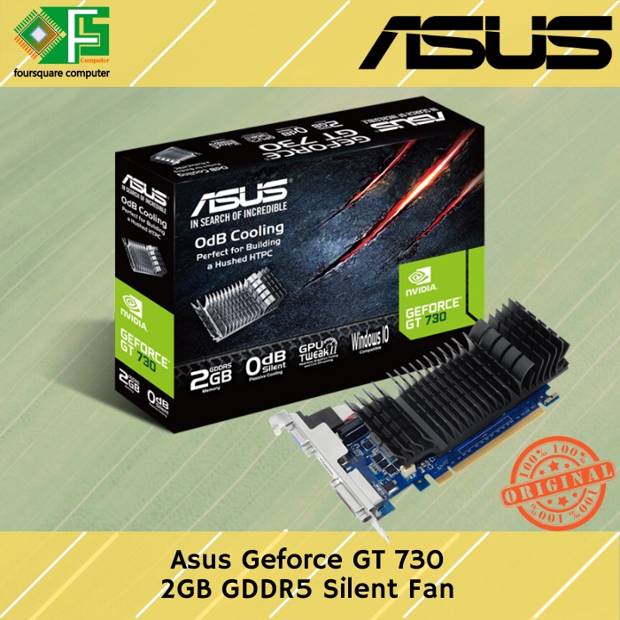 Jual VGA Asus Geforce GT 730 2GB GDDR5 Silent Fan Resmi | GT730 ...