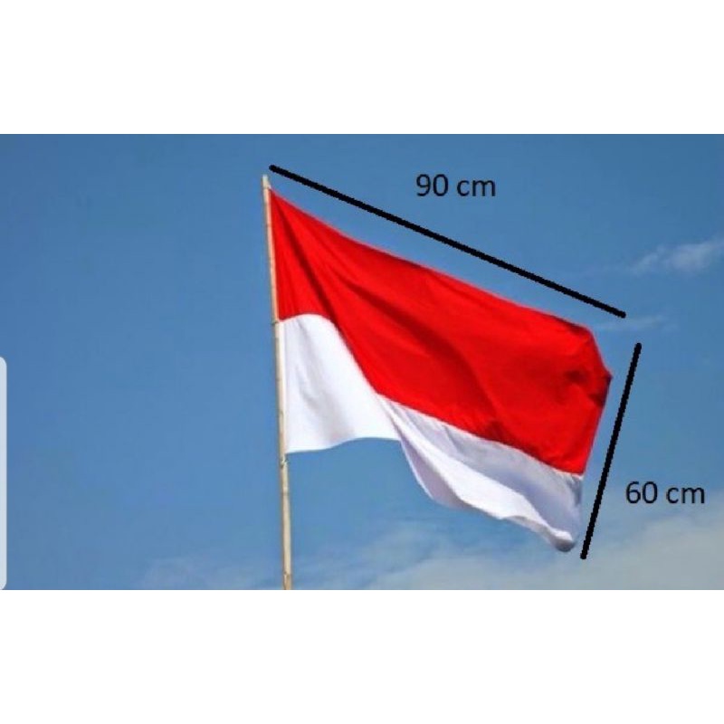 Jual Bendera Merah Putih Ukuran 60x90 60 X 90 60cm X 90 cm | Shopee Indonesia
