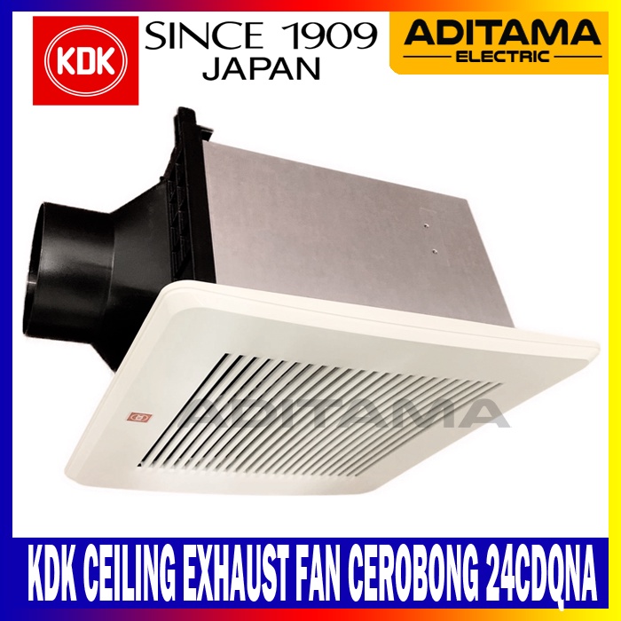 Jual KDK CEILING EXHAUST FAN SIROCCO CEROBONG 24CDQN 24-CDQNA | Shopee ...