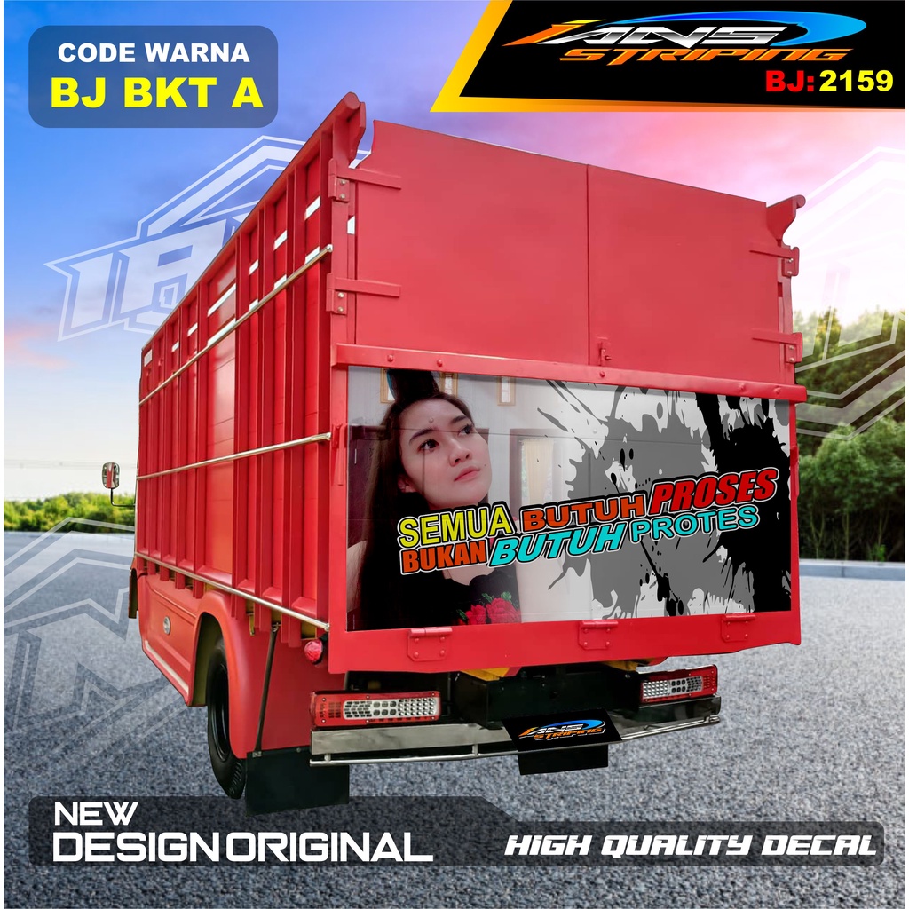 Jual STIKER DECAL VARIASI BAK BELAKANG TRUK CANTER / STIKER BELAKANG TRUK RAGASA,UMPLUNG ...