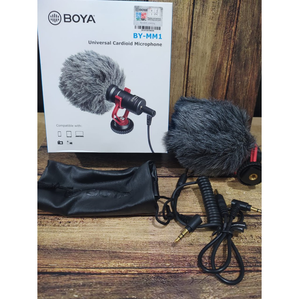 Jual BOYA BY-MM1 - Universal Cardioid MIcrophone | Shopee Indonesia