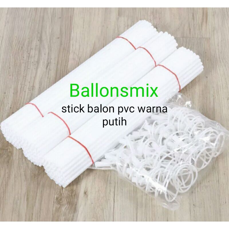 Jual Stick Balon Pvc Putih (isi 5pc) | Shopee Indonesia