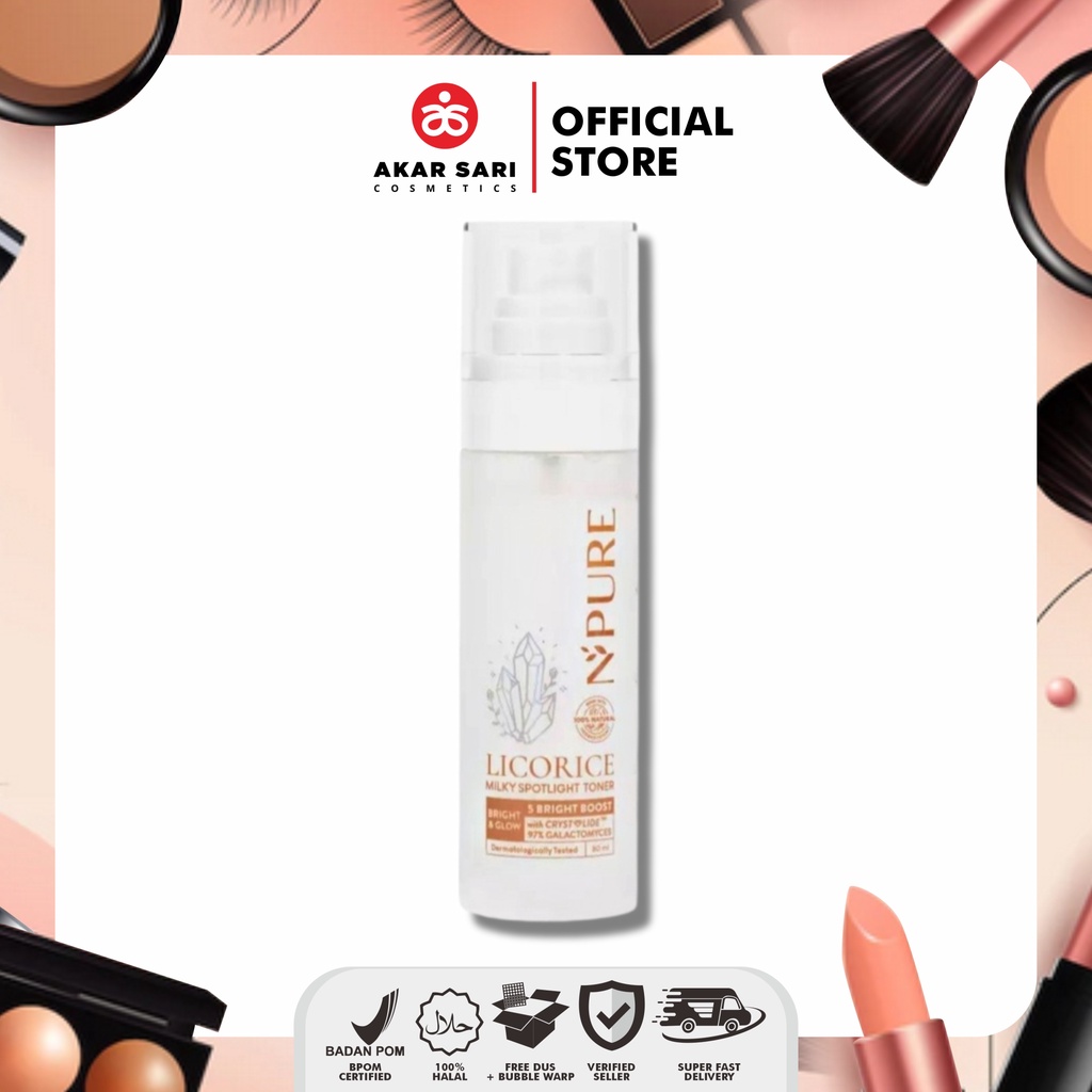Jual NPURE LICORICE MILKY SPOTLIGHT TONER - 80ml | Shopee Indonesia