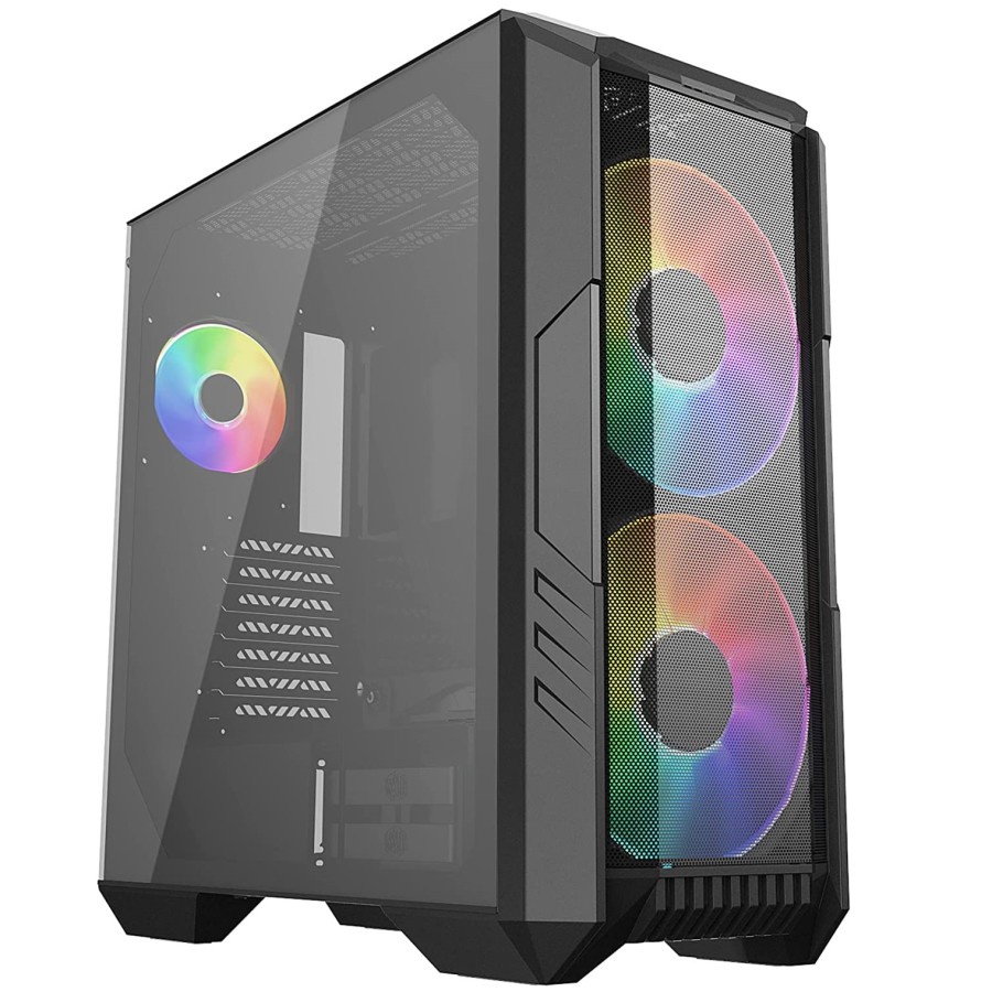 Jual COOLER MASTER HAF500 BLACK TEMPERED GLASS PC CASE GAMING CHASSIS ...