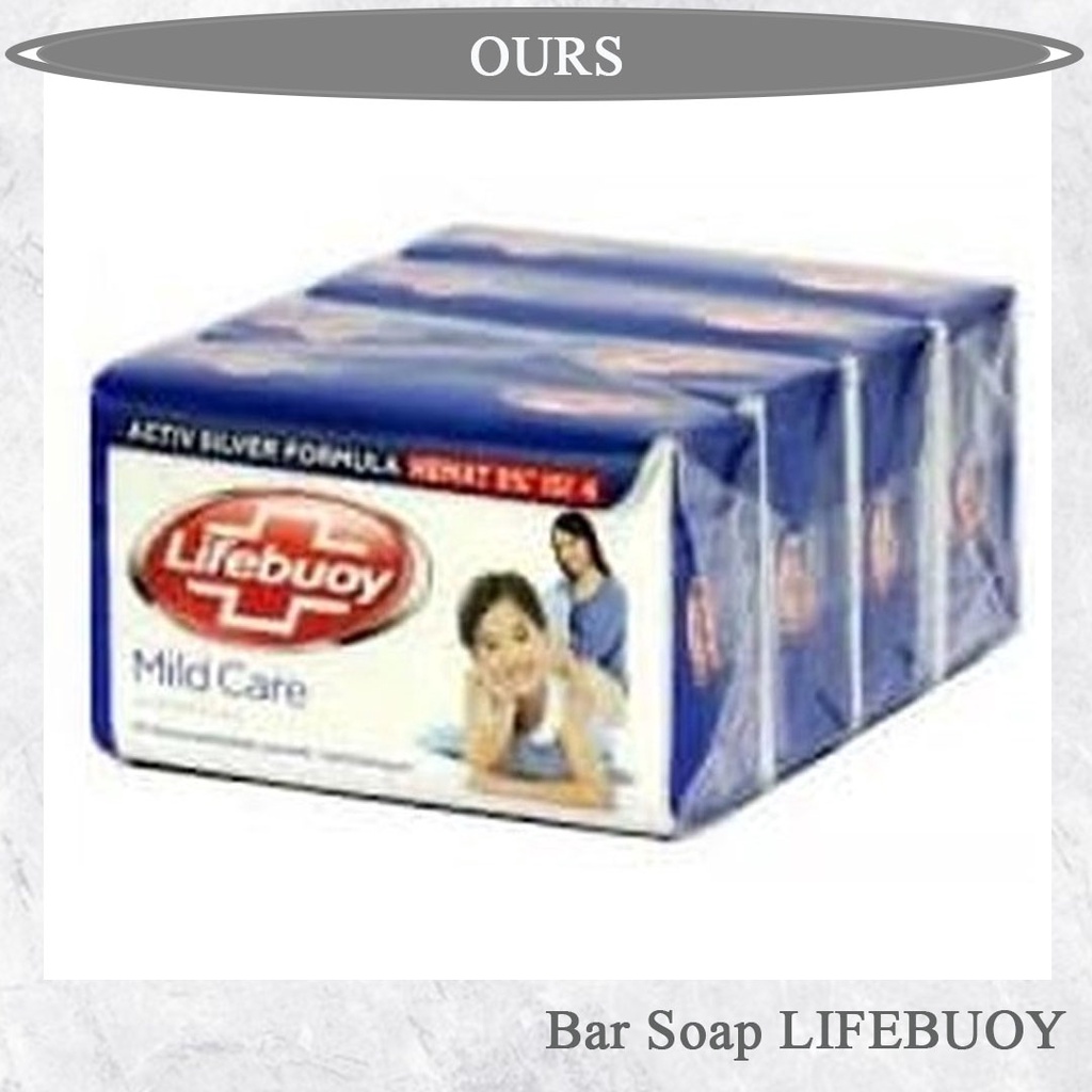Jual Lifebuoy Bar Soap Mild Care 4 X 60G Ourshopnow | Shopee Indonesia