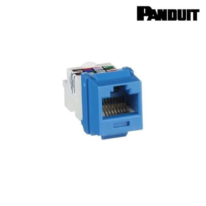 Jual Panduit Netkey Jack Module Cat 6 NK6TMBU Modular Jack Cat 6 ...