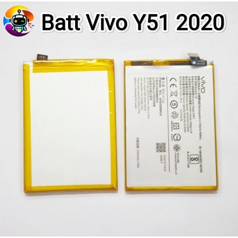 Jual Baterai Vivo Y51 2020 Y31 2020 B-08 ORI 99 | Shopee Indonesia