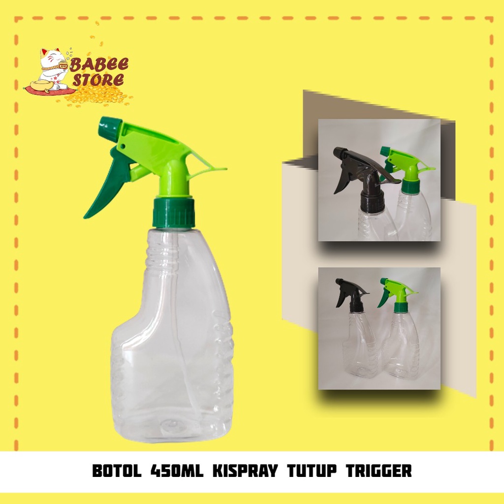 Jual BABEE - BOTOL SPRAY / BOTOL KISPRAY 450ML BENING TUTUP TRIGGER / BOTOL SEMPROT LAUNDRY ...