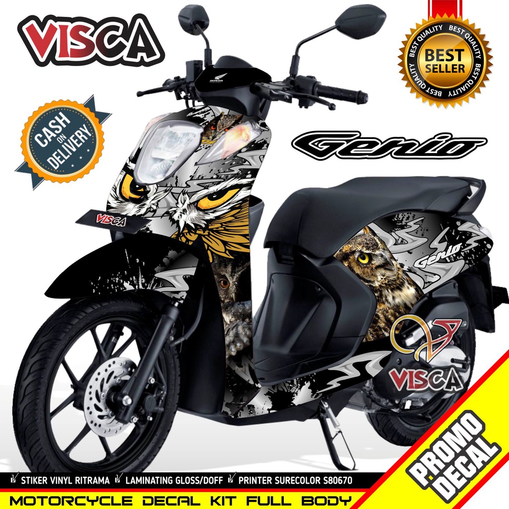 Jual (COD) Decal Genio Full Body 2019 2020 2021 2022 2023 Stiker Genio ...