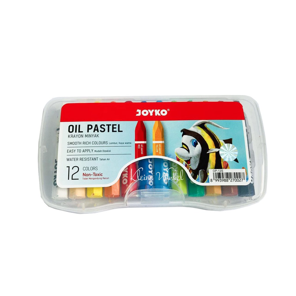 Jual CRAYON Joyko - KRAYON 12 WARNA Oil Pastel | Shopee Indonesia