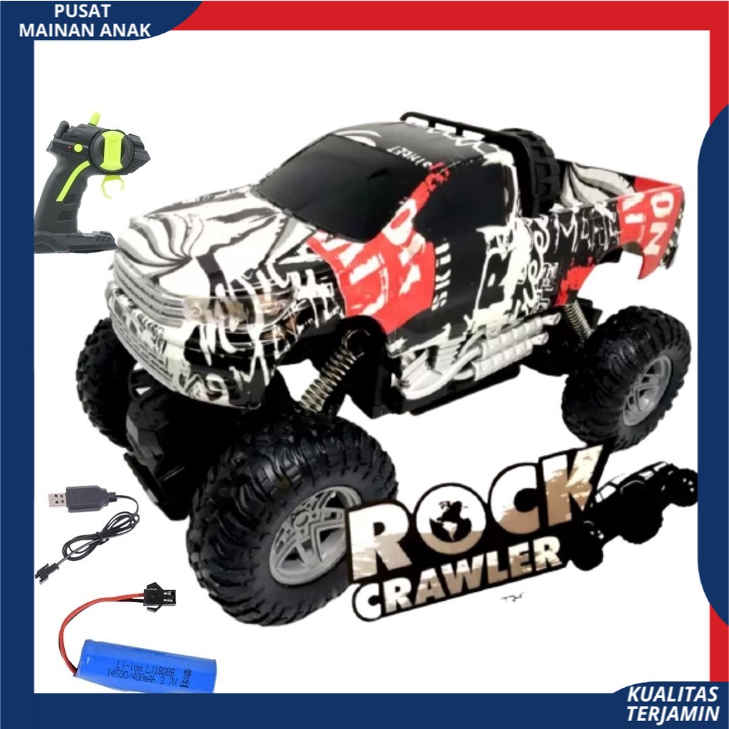 Jual RC Remote Control Mobil Rock Crawler Pick-Up Off Road Mainan Anak ...