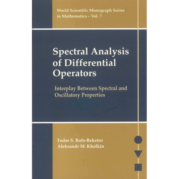 Jual BUKU: Spectral Analysis Of Differential Operators: Interplay Between Spectral And ...
