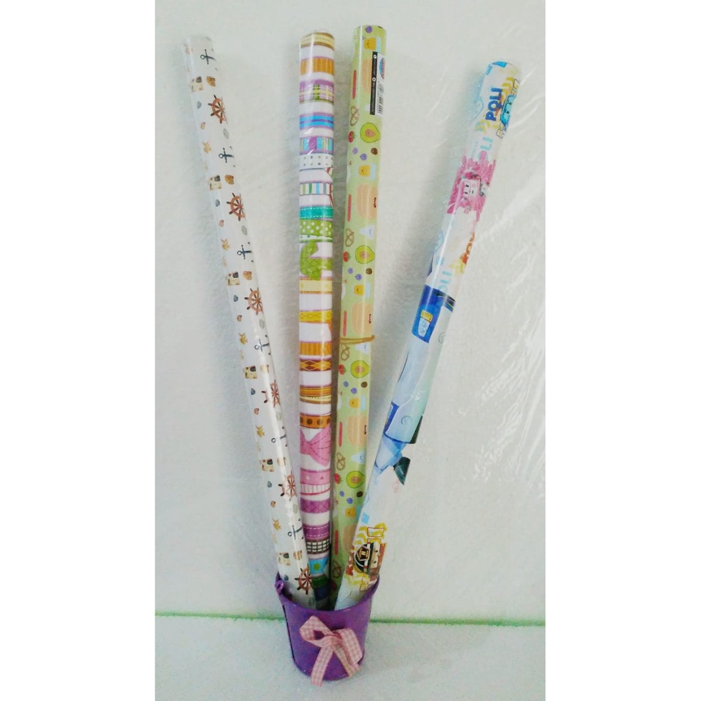 Jual Kertas Kado Motif Lucu Untuk Membungkus Kado Atau Hadiah | Shopee ...
