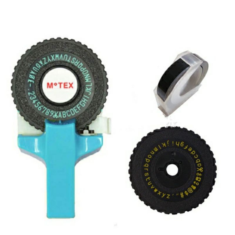 Jual MOTEX LABEL MAKER E101 EMBOSS 3D E-101 EMBOSSING 2 GEAR WHEEL ...